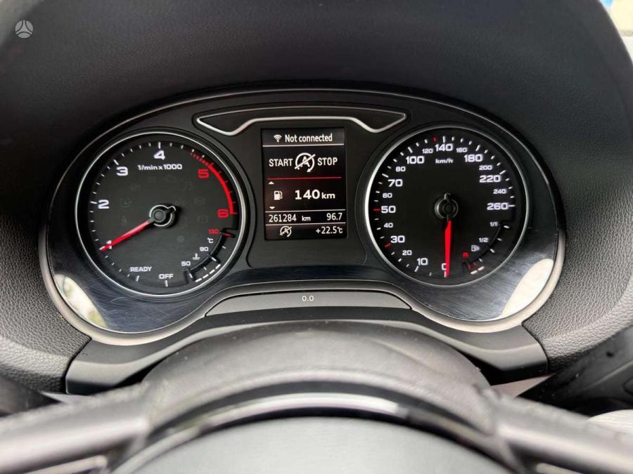 Black Audi Q2 2017 in Utena, with an engine capacity of 1.60 L and mileage of 261 thousand km for 9800 €, photo 13 on AUTOMOTO.COM.LV