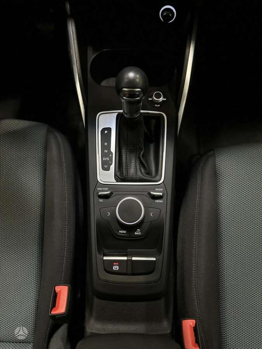 Black Audi Q2 2017 in Vilnius, with an engine capacity of 1.00 L and mileage of 44 thousand km for 17290 €, photo 23 on AUTOMOTO.COM.LV