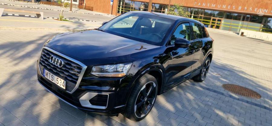 Black Audi Q2 2017 in Kaunas, with an engine capacity of 1.60 L and mileage of 233 thousand km for 10100 €, photo 1 on AUTOMOTO.COM.LV
