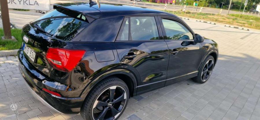 Black Audi Q2 2017 in Kaunas, with an engine capacity of 1.60 L and mileage of 233 thousand km for 10100 €, photo 16 on AUTOMOTO.COM.LV