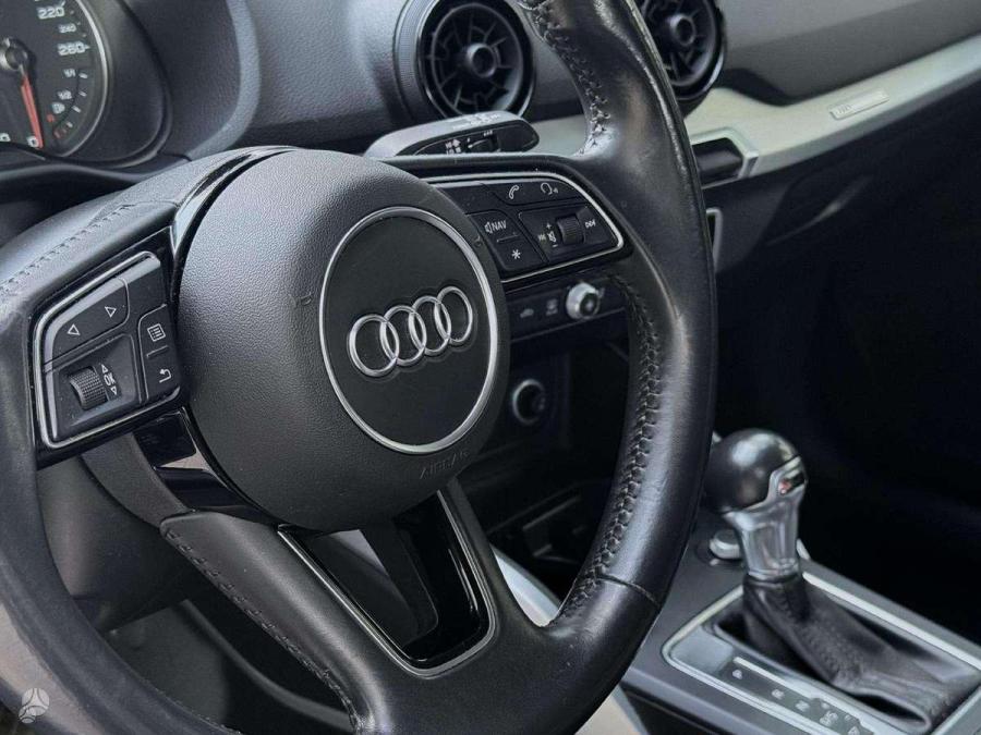 Black Audi Q2 2018 in Vilnius, with an engine capacity of 1.40 L and mileage of 158 thousand km for 15990 €, photo 12 on AUTOMOTO.COM.LV