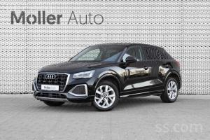 Melns Audi Q2 2021 Rīga, ar dzinēja tilpumu 1.50 L un nobraukumu 109 tūkst. km par 21300 €, foto  vietnē AUTOMOTO.COM.LV