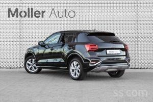 Black Audi Q2 2021 in Riga, with an engine capacity of 1.50 L and mileage of 109 thousand km for 21300 €, photo 3 on AUTOMOTO.COM.LV