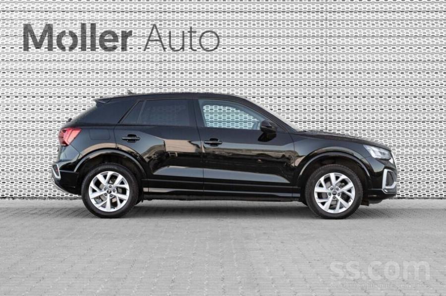 Black Audi Q2 2021 in Riga, with an engine capacity of 1.50 L and mileage of 109 thousand km for 21300 €, photo 5 on AUTOMOTO.COM.LV