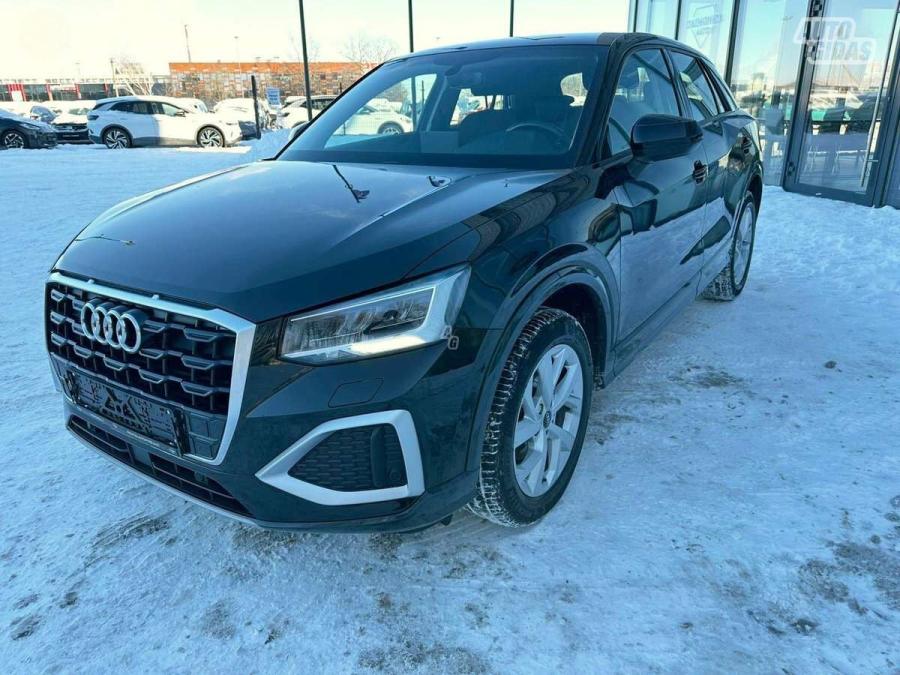 Black Audi Q2 2021 in Kaunas, with an engine capacity of 1.00 L and mileage of 83 thousand km for 16900 €, photo 1 on AUTOMOTO.COM.LV