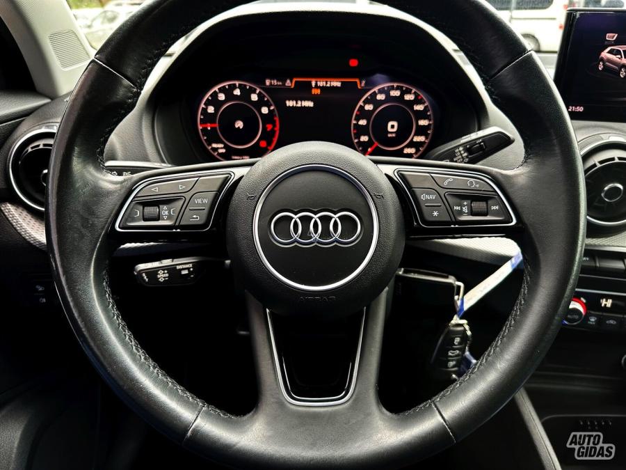 Black Audi Q2 2021 in Kaunas, with an engine capacity of 1.00 L and mileage of 83 thousand km for 16900 €, photo 7 on AUTOMOTO.COM.LV