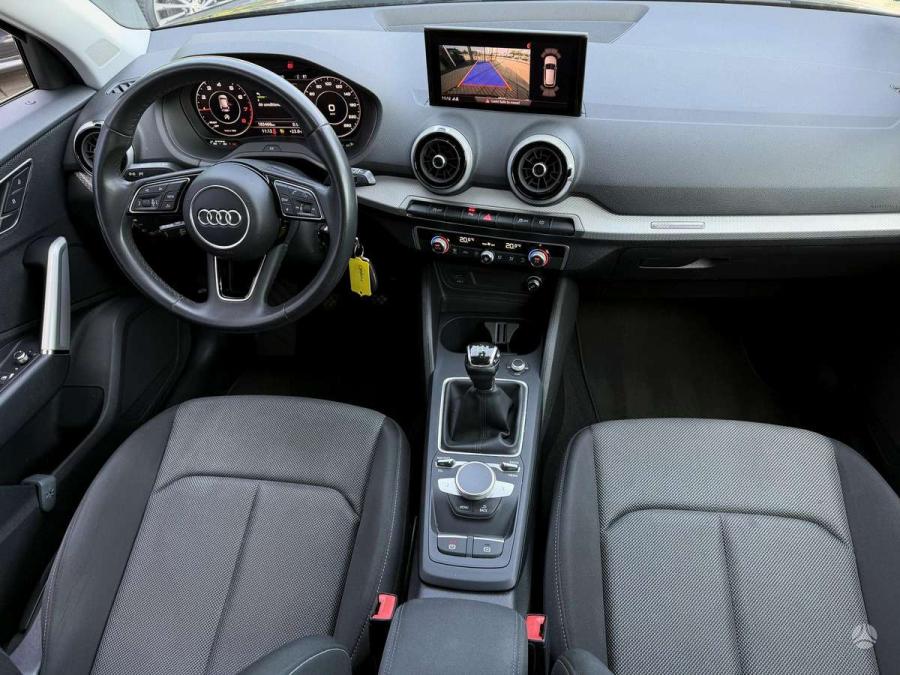 Black Audi Q2 2021 in Kaunas, with an engine capacity of 1.00 L and mileage of 183 thousand km for 14400 €, photo 9 on AUTOMOTO.COM.LV