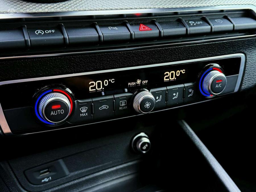 Black Audi Q2 2021 in Kaunas, with an engine capacity of 1.00 L and mileage of 183 thousand km for 14400 €, photo 11 on AUTOMOTO.COM.LV
