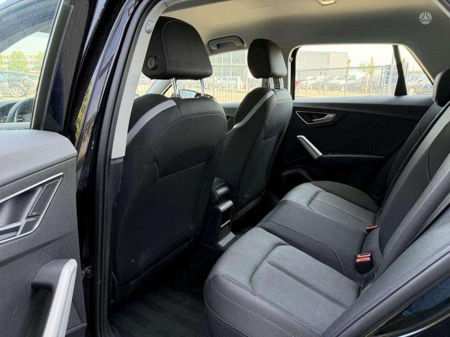 Black Audi Q2 2021 in Kaunas, with an engine capacity of 1.00 L and mileage of 183 thousand km for 14400 €, photo 14 on AUTOMOTO.COM.LV