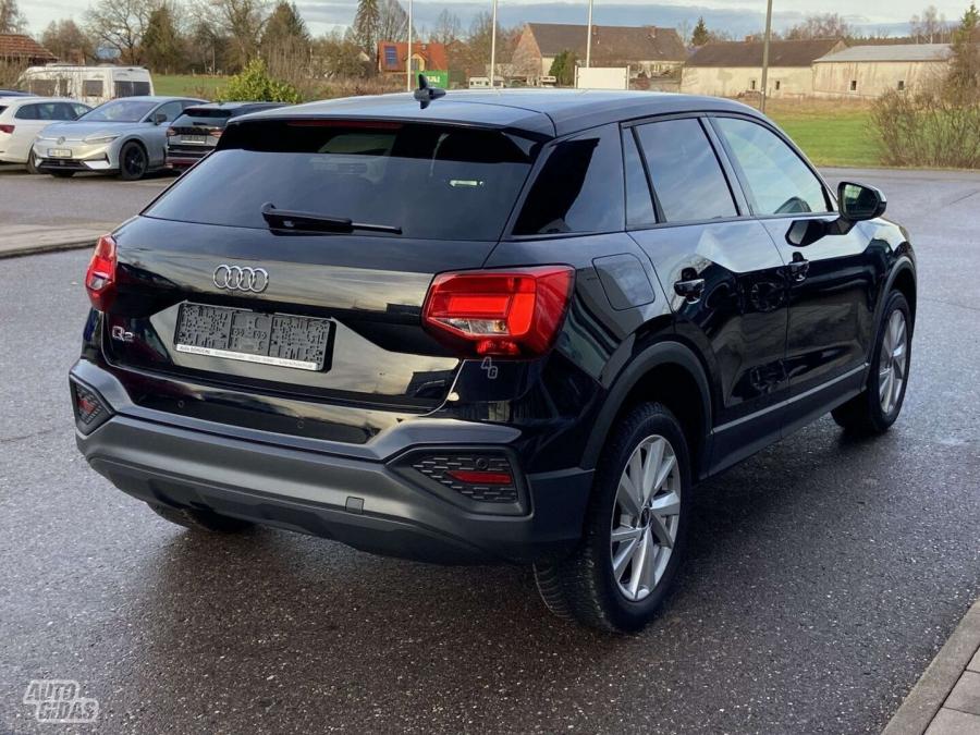 Black Audi Q2 2022 in Kaunas, with an engine capacity of 1.50 L and mileage of 46 thousand km for 24692 €, photo 5 on AUTOMOTO.COM.LV