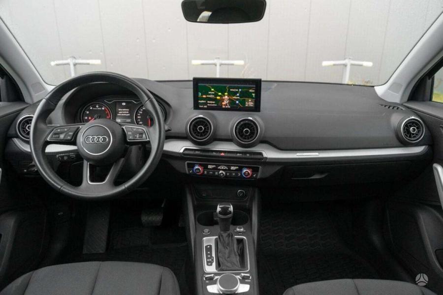 Black Audi Q2 2022 in Vilnius, with an engine capacity of 1.50 L and mileage of 49 thousand km for 23900 €, photo 12 on AUTOMOTO.COM.LV