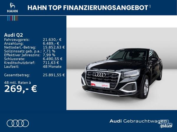 Melns Audi Q2 2022 Kauņa, ar dzinēja tilpumu 1.00 L un nobraukumu 51 tūkst. km par 24079 €, foto 2 vietnē AUTOMOTO.COM.LV