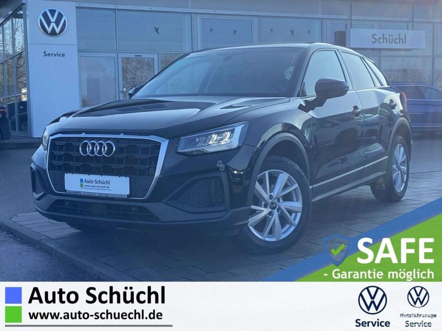 Black Audi Q2 2022 in Kaunas, with an engine capacity of 1.50 L and mileage of 46 thousand km for 24692 €, photo 1 on AUTOMOTO.COM.LV