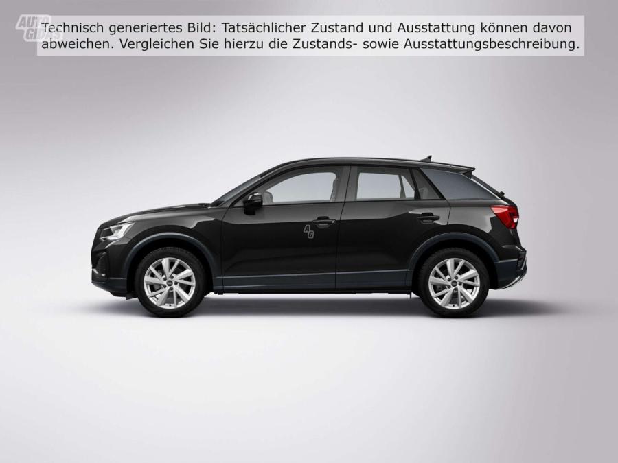 Black Audi Q2 2022 in Kaunas, with an engine capacity of 1.50 L and mileage of 54 thousand km for 29517 €, photo 3 on AUTOMOTO.COM.LV