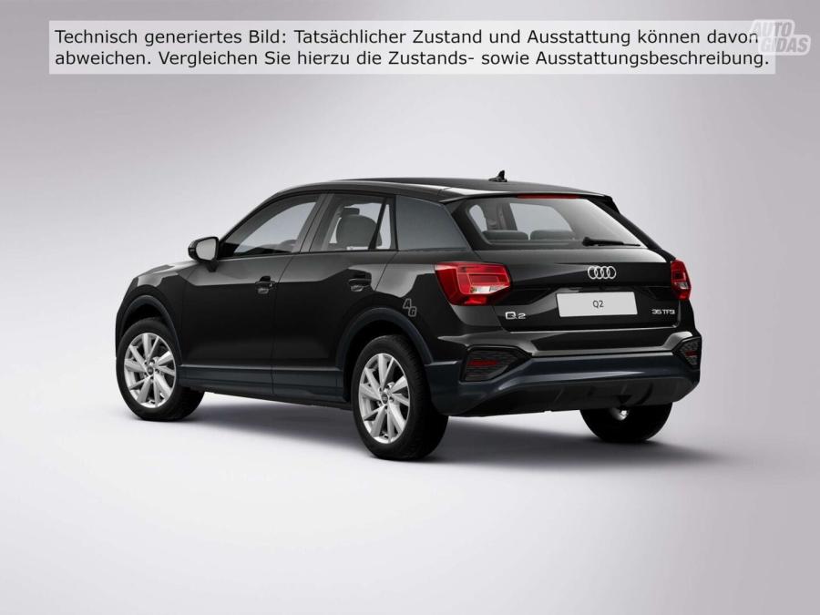Black Audi Q2 2022 in Kaunas, with an engine capacity of 1.50 L and mileage of 54 thousand km for 29517 €, photo 4 on AUTOMOTO.COM.LV