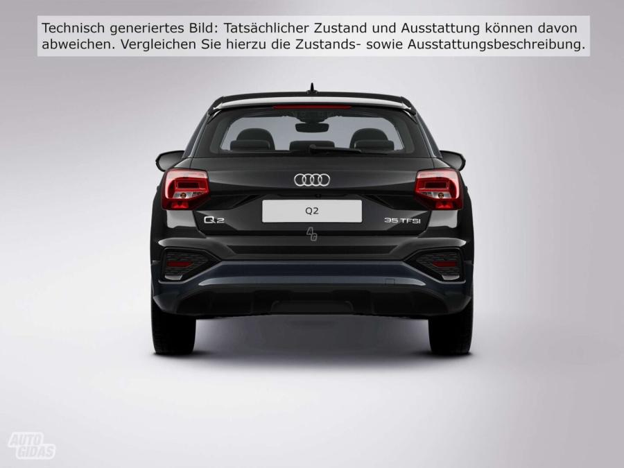 Black Audi Q2 2022 in Kaunas, with an engine capacity of 1.50 L and mileage of 54 thousand km for 29517 €, photo 6 on AUTOMOTO.COM.LV