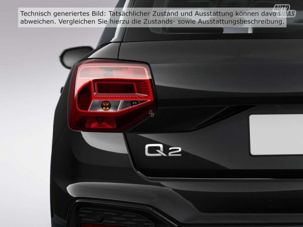 Black Audi Q2 2022 in Kaunas, with an engine capacity of 1.50 L and mileage of 54 thousand km for 29517 €, photo 10 on AUTOMOTO.COM.LV