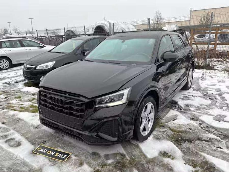 Black Audi Q2 2022 in Kaunas, with an engine capacity of 1.97 L and mileage of 176 thousand km for 16890 €, photo 4 on AUTOMOTO.COM.LV