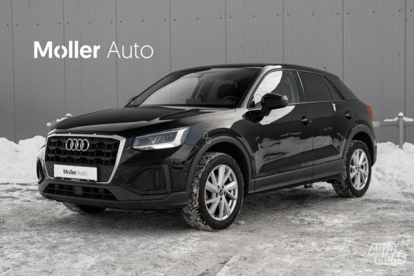 Black Audi Q2 2022 in Vilnius, with an engine capacity of 1.50 L and mileage of 100 thousand km for 24050 €, photo 1 on AUTOMOTO.COM.LV