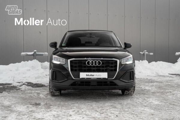 Black Audi Q2 2022 in Vilnius, with an engine capacity of 1.50 L and mileage of 100 thousand km for 24050 €, photo 2 on AUTOMOTO.COM.LV