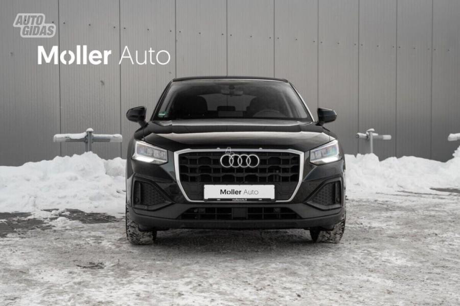 Black Audi Q2 2022 in Vilnius, with an engine capacity of 1.50 L and mileage of 100 thousand km for 24050 €, photo 2 on AUTOMOTO.COM.LV