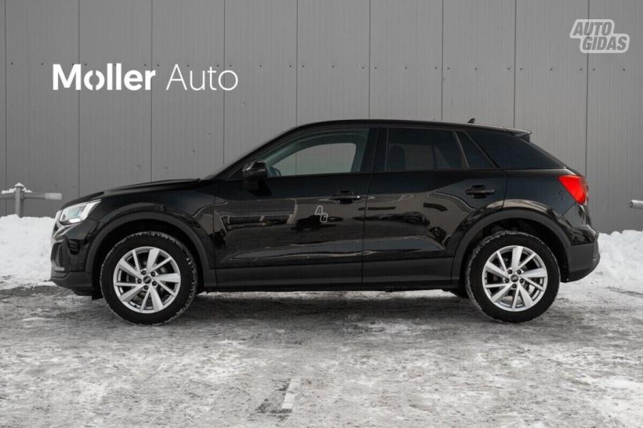 Black Audi Q2 2022 in Vilnius, with an engine capacity of 1.50 L and mileage of 100 thousand km for 24050 €, photo 3 on AUTOMOTO.COM.LV