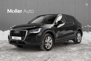 Black Audi Q2 2022 in Vilnius, with an engine capacity of 1.50 L and mileage of 46 thousand km for 24050 €, photo  on AUTOMOTO.COM.LV
