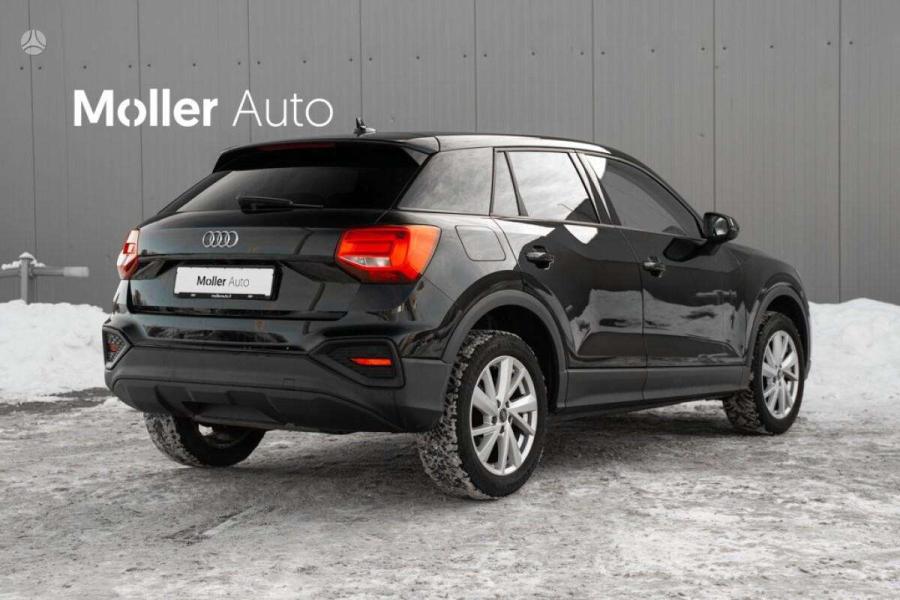 Black Audi Q2 2022 in Vilnius, with an engine capacity of 1.50 L and mileage of 46 thousand km for 24050 €, photo 6 on AUTOMOTO.COM.LV