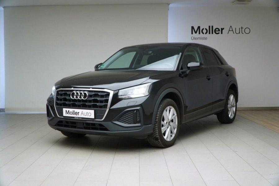 Melns Audi Q2 2022 Peetri, ar dzinēja tilpumu 1.50 L un nobraukumu 47 tūkst. km par 26550 €, foto 1 vietnē AUTOMOTO.COM.LV