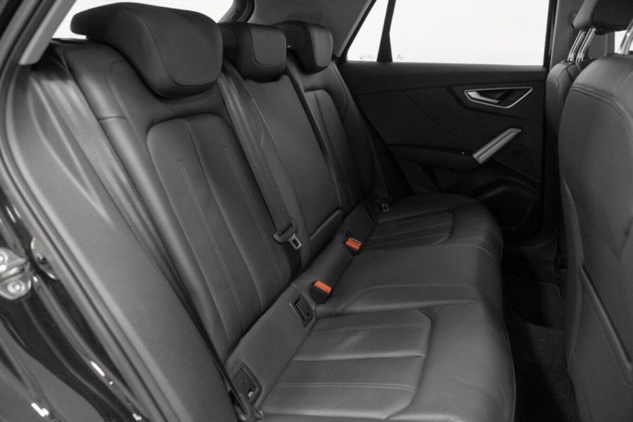 Black Audi Q2 2022 in Vilnius, with an engine capacity of 1.50 L and mileage of 100 thousand km for 22900 €, photo 9 on AUTOMOTO.COM.LV
