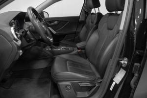 Black Audi Q2 2022 in Vilnius, with an engine capacity of 1.50 L and mileage of 100 thousand km for 22900 €, photo 22 on AUTOMOTO.COM.LV