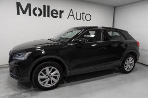 Black Audi Q2 2022 in Vilnius, with an engine capacity of 1.50 L and mileage of 100 thousand km for 22900 €, photo 24 on AUTOMOTO.COM.LV