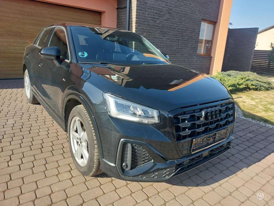 Melns Audi Q2 2022 Kauņa, ar dzinēja tilpumu 1.97 L un nobraukumu 176 tūkst. km par 16900 €, foto 1 vietnē AUTOMOTO.COM.LV