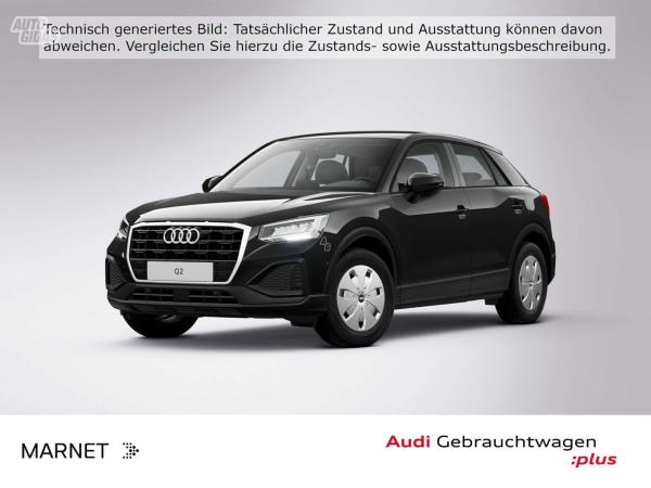 Melns Audi Q2 2023 Kauņa, ar dzinēja tilpumu 2.00 L un nobraukumu 59 tūkst. km par 26820 €, foto 1 vietnē AUTOMOTO.COM.LV