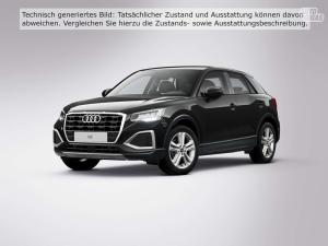 Black Audi Q2 2023 in Kaunas, with an engine capacity of 2.00 L and mileage of 57 thousand km for 27867 €, photo 2 on AUTOMOTO.COM.LV