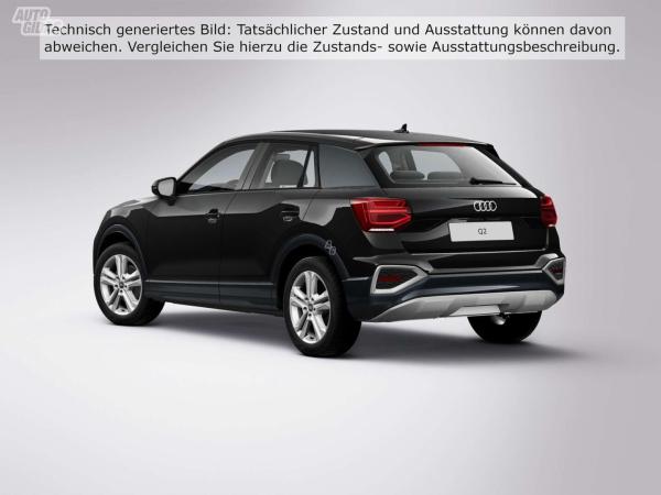 Black Audi Q2 2023 in Kaunas, with an engine capacity of 2.00 L and mileage of 57 thousand km for 27867 €, photo 4 on AUTOMOTO.COM.LV