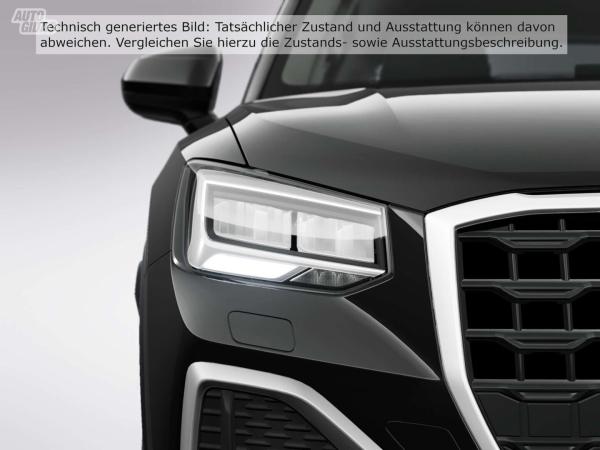 Black Audi Q2 2023 in Kaunas, with an engine capacity of 2.00 L and mileage of 57 thousand km for 27867 €, photo 7 on AUTOMOTO.COM.LV