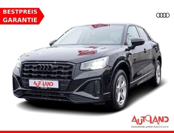Black Audi Q2 2023 in Kaunas, with an engine capacity of 1.50 L and mileage of 98 thousand km for 27437 €, photo 1 on AUTOMOTO.COM.LV