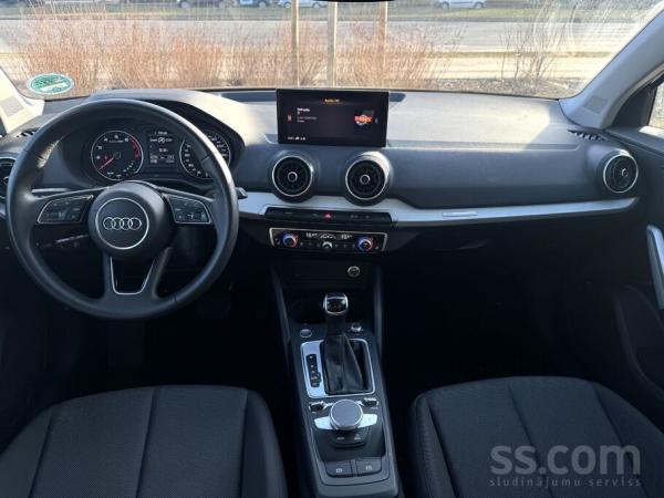 Black Audi Q2 2023 in Riga, with an engine capacity of 1.50 L and mileage of 41 thousand km for 20700 €, photo 6 on AUTOMOTO.COM.LV