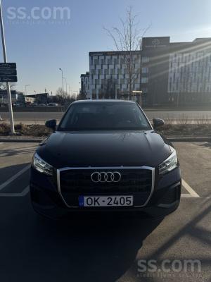 Black Audi Q2 2023 in Riga, with an engine capacity of 1.50 L and mileage of 41 thousand km for 19800 €, photo  on AUTOMOTO.COM.LV
