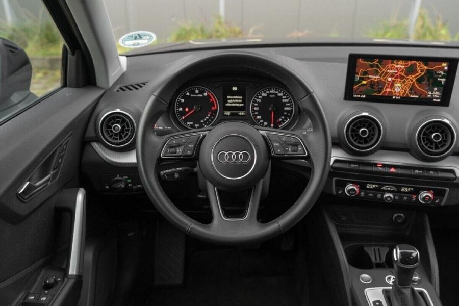 Black Audi Q2 2023 in Vilnius, with an engine capacity of 1.50 L and mileage of 55 thousand km for 27000 €, photo 15 on AUTOMOTO.COM.LV