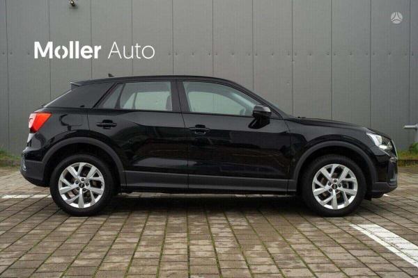 Black Audi Q2 2023 in Vilnius, with an engine capacity of 1.50 L and mileage of 55 thousand km for 27000 €, photo 7 on AUTOMOTO.COM.LV