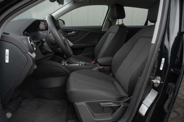 Black Audi Q2 2023 in Vilnius, with an engine capacity of 1.50 L and mileage of 55 thousand km for 27000 €, photo 8 on AUTOMOTO.COM.LV