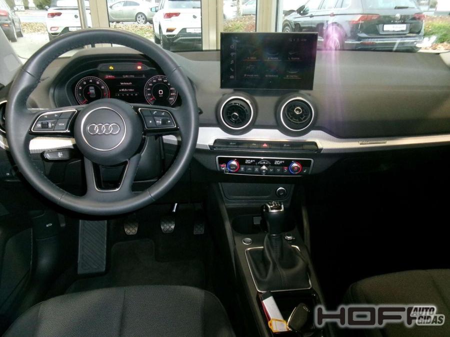 Black Audi Q2 2024 in Kaunas, with an engine capacity of 1.00 L and mileage of 12 thousand km for 28554 €, photo 6 on AUTOMOTO.COM.LV
