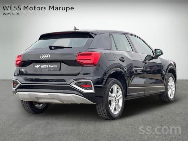 Black Audi Q2 2024 in Riga, with an engine capacity of 1.50 L and mileage of 82 thousand km for 22990 €, photo 2 on AUTOMOTO.COM.LV