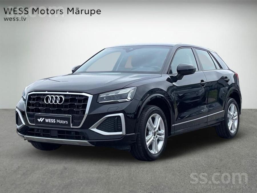 Black Audi Q2 2024 in Riga, with an engine capacity of 1.50 L and mileage of 82 thousand km for 22990 €, photo 1 on AUTOMOTO.COM.LV
