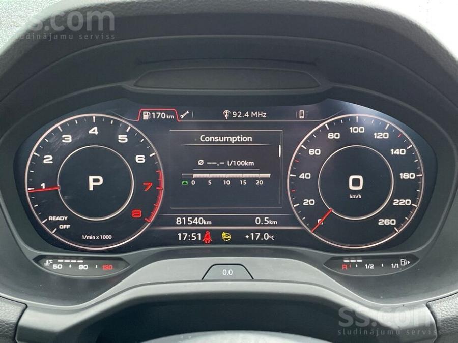 Black Audi Q2 2024 in Riga, with an engine capacity of 1.50 L and mileage of 82 thousand km for 22990 €, photo 14 on AUTOMOTO.COM.LV
