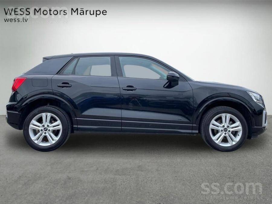 Black Audi Q2 2024 in Riga, with an engine capacity of 1.50 L and mileage of 82 thousand km for 22990 €, photo 17 on AUTOMOTO.COM.LV