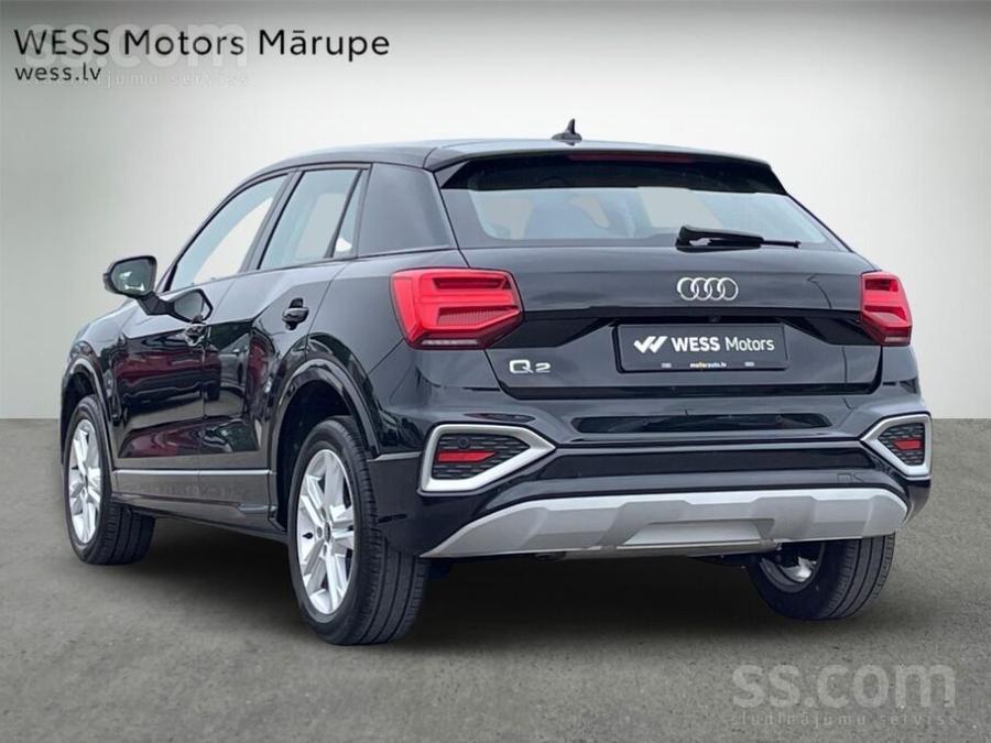Black Audi Q2 2024 in Riga, with an engine capacity of 1.50 L and mileage of 82 thousand km for 22990 €, photo 18 on AUTOMOTO.COM.LV