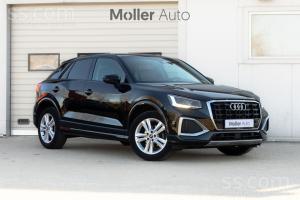 Black Audi Q2 2022 in Jelgava, with an engine capacity of 1.50 L and mileage of 56 thousand km for 20900 €, photo  on AUTOMOTO.COM.LV